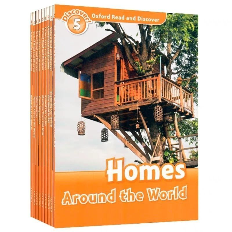 14 Книг/набор Oxford Read and Discover Level 5 в английских книжках с ...
