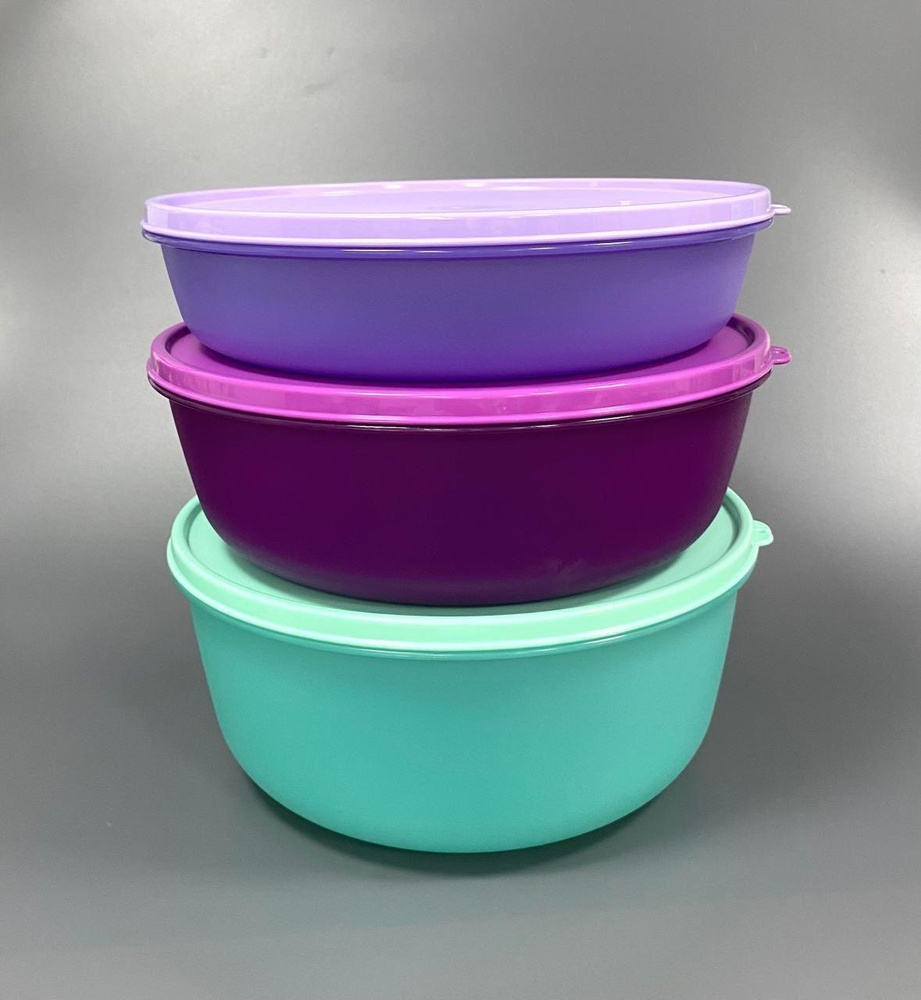 Tupperware Контейнер пищевой, 2000 мл, 3000 мл, 4000 мл, 3 шт купить на OZON по низкой цене ...