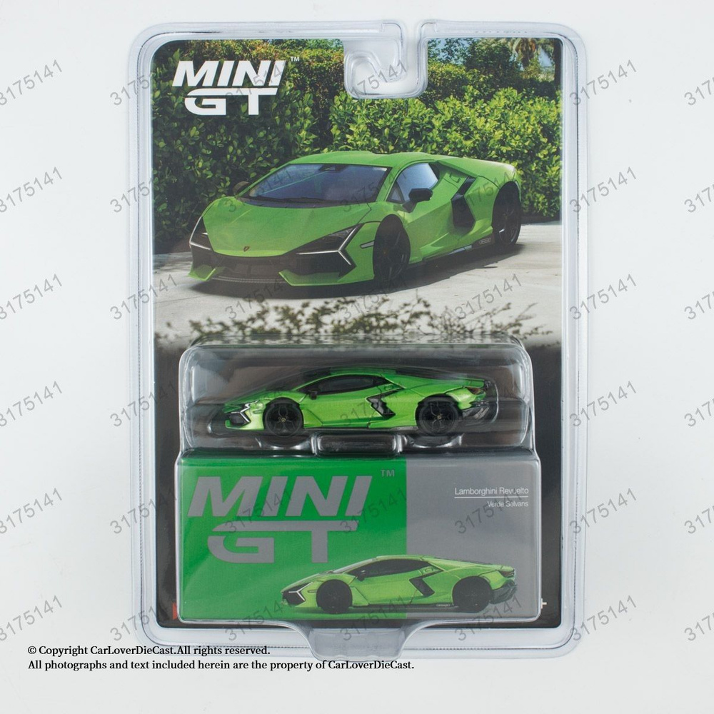 Машинка TSM MINI GT MODEL 1:64 #789 Lamborghini Revuelto Verde Selvans ...