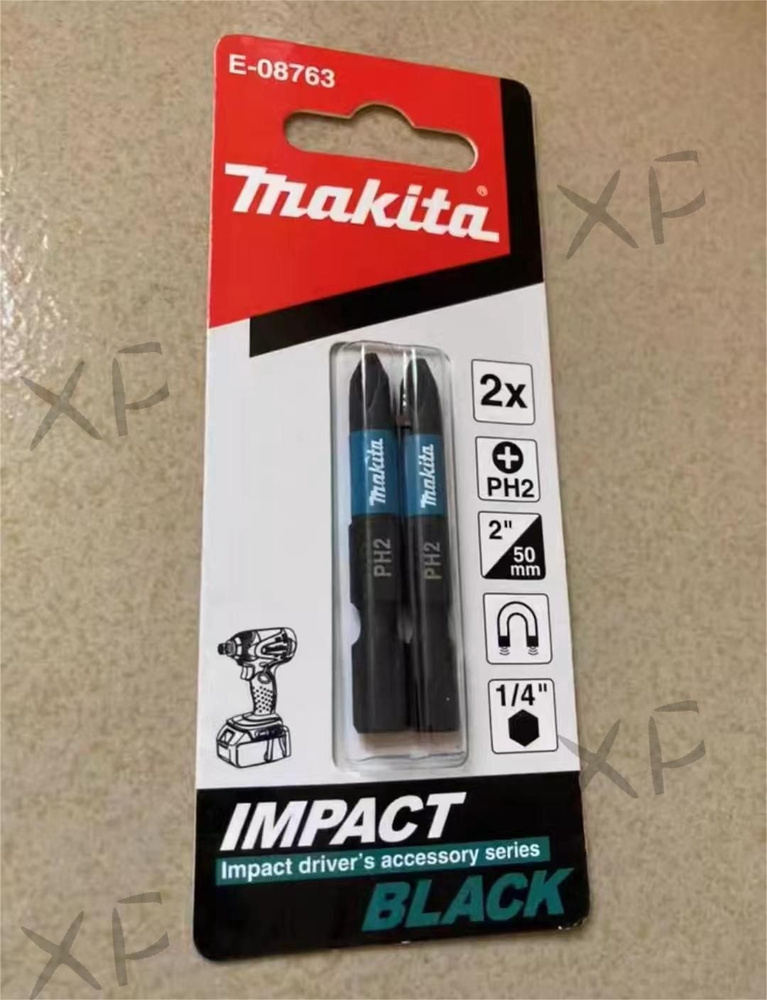 Набор бит Impact Black 2 шт Makita E-08763 купить на OZON по низкой ...