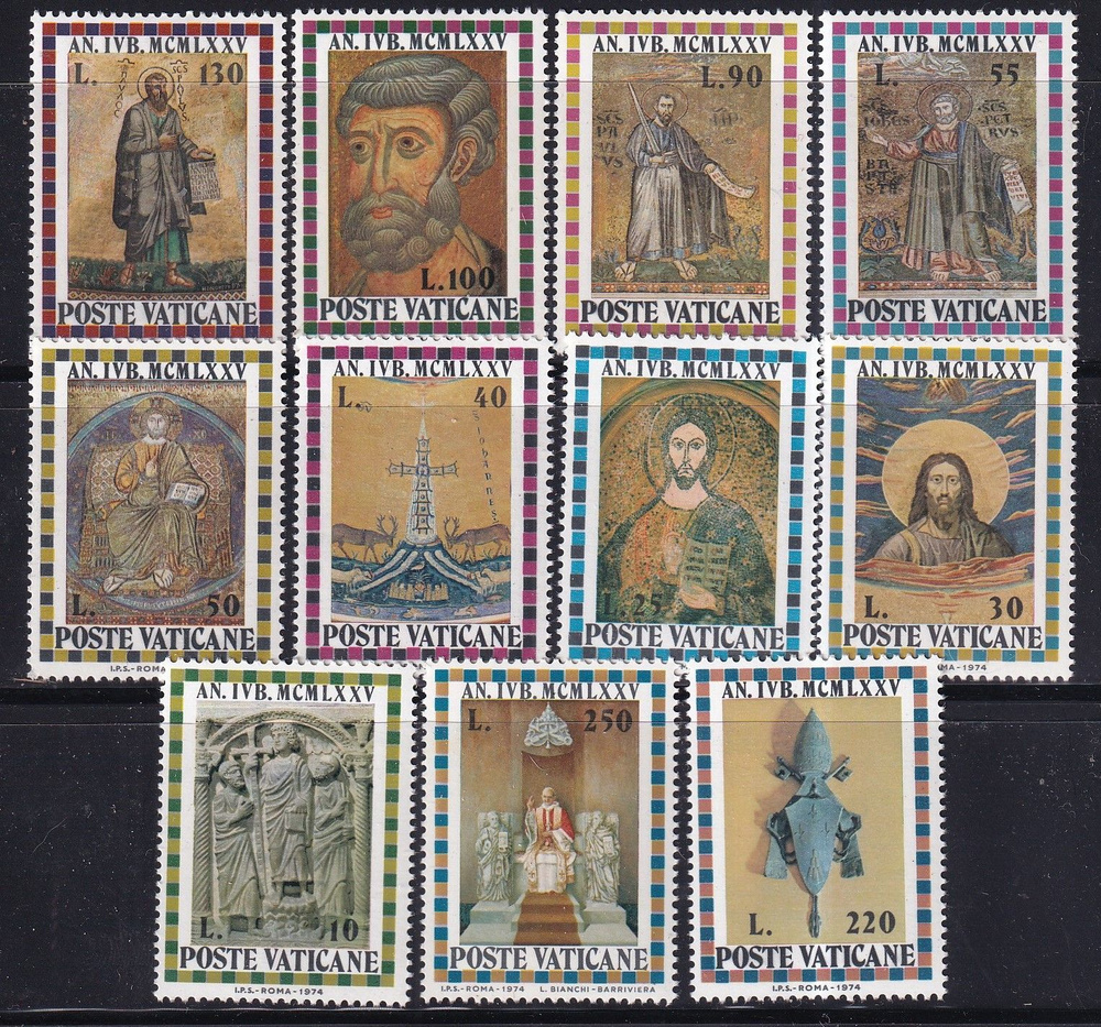 Ватикан 1974 святые 11 марок купить на OZON по низкой цене (1393324563)