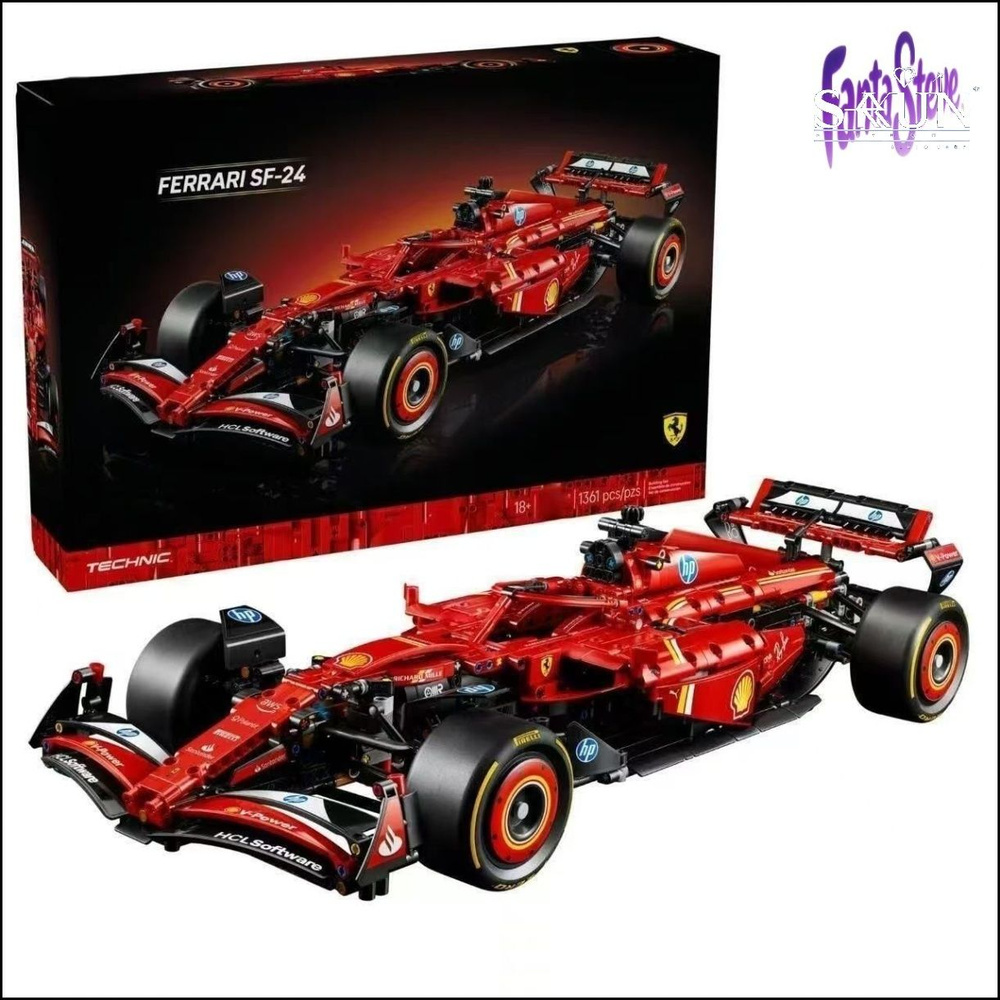 FERRARI SF-24 Technic: Модель гоночного автомобиля F1 2024 сезона, 1361 ...
