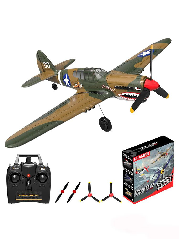 Радиоуправляемый самолет Volantex RC P40 Warhawk with Gyro 400мм 4ch RTF 2.4G - EXA76113R ...