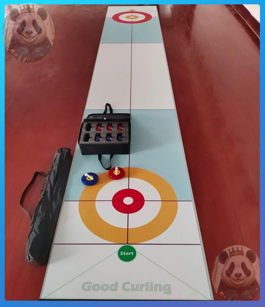 Керлинг на суше, развлекательные игры, дорожка купить на OZON по низкой ...