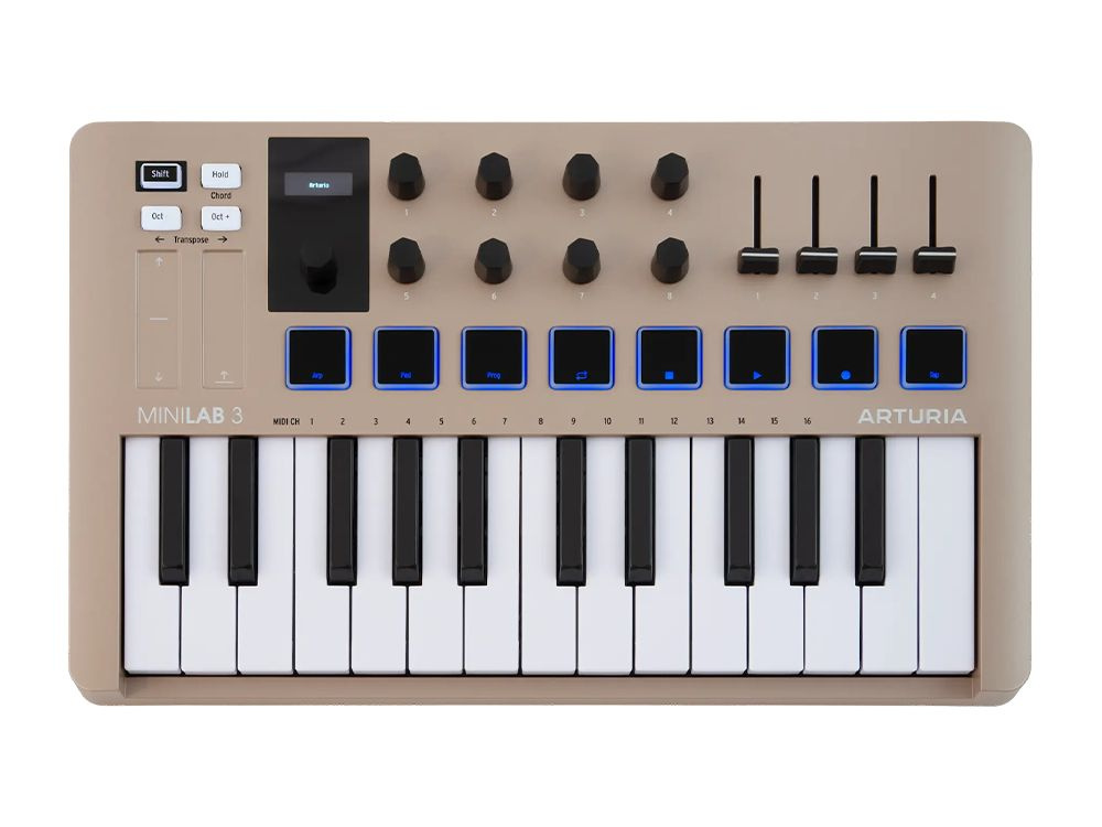 Миди клавиатура Arturia MiniLAB 3 Champagne купить на OZON по низкой ...