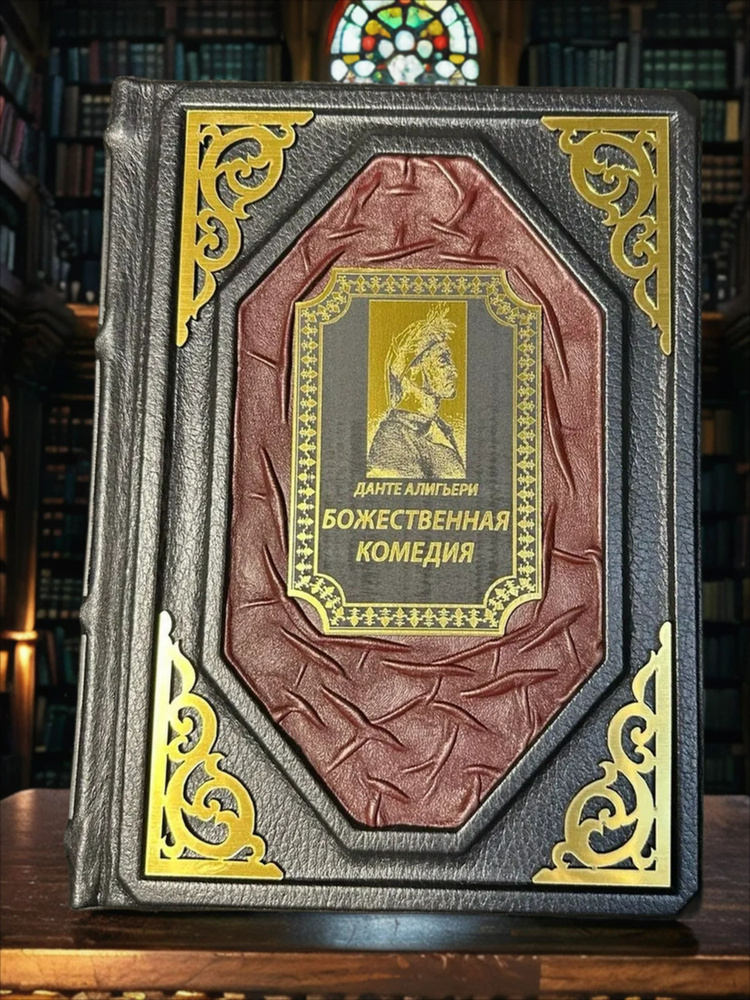 Божественная комедия. Подарочная книга в кожаном переплете. Данте ...