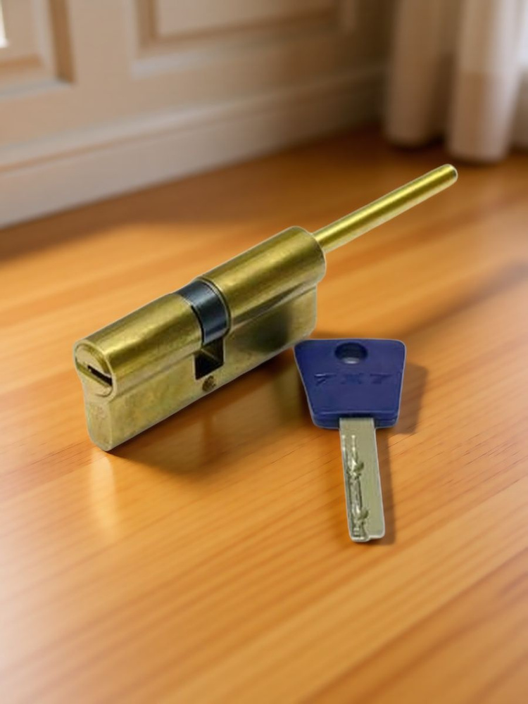 Цилиндр дверной Mul-T-Lock 7x7 (66мм 31шт.*35) ключ-шток, золото купить ...
