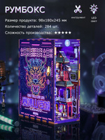 Подарочный Интерьерный конструктор (Румбокс) миниатюра JYCMGZS "Волшебник страны Оз" DIY House ...