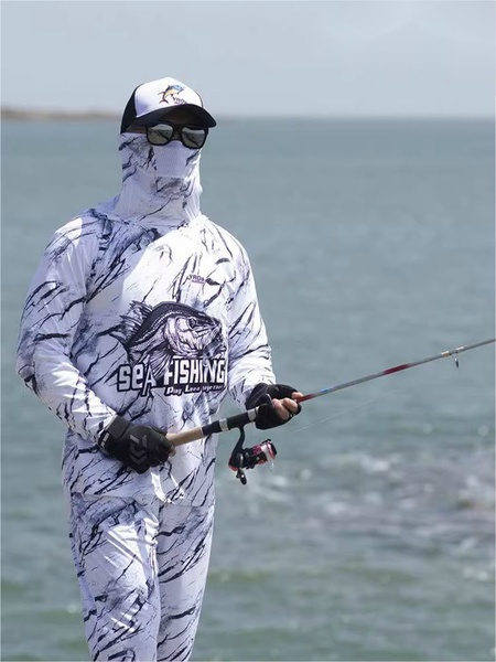 Лонгслив для рыбалки и охоты, размер 64 (CN 6XL), На любой сезон, цвет белый бриллиант купить c ...