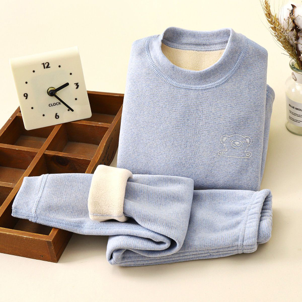 Комплект термобелья Мальчики, Девочки BCATON, размер 140 Еврозима Политекс авокадо Домашний ...