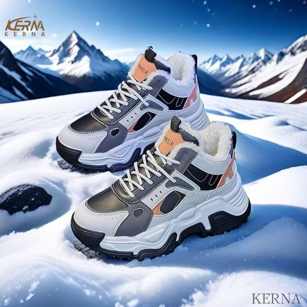 Кроссовки Женский KERNA, размер 39 D Зима Шнурки Россия купить c доставкой на OZON по низкой ...