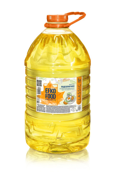 Масло подсолнечное рафинированное дезодорированное Efko Food/Эфко Фуд ...