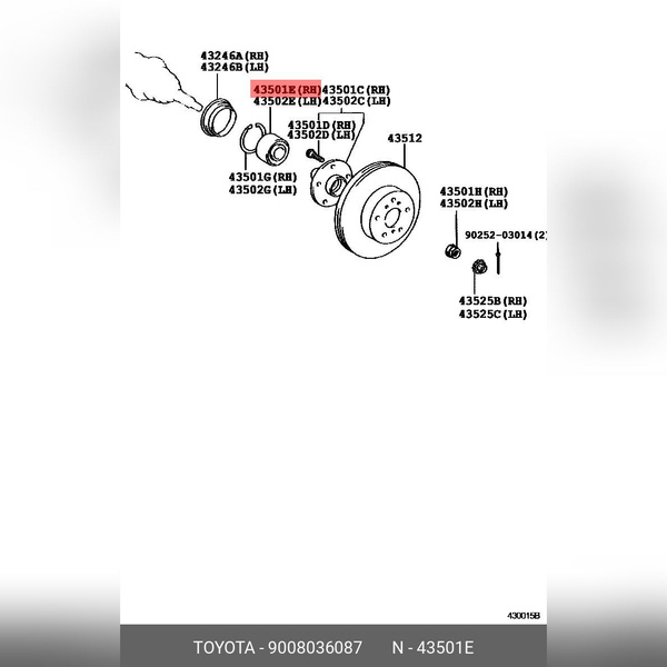 Шайба стопорная передней ступицы для TOYOTA, LEXUS TOYOTA 9021442030 купить на OZON по низкой ...