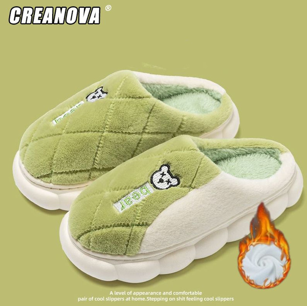 Тапочки Женский, Мужской CREANOVA, размер 35, 36 зеленый Зима купить c доставкой на OZON по ...