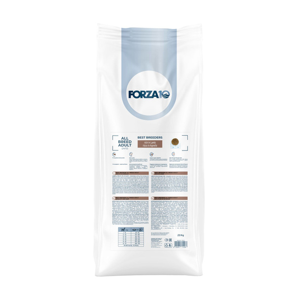 Forza10 Best Breeders All Breed Adult Сухой корм для взрослых собак всех пород, Ягненок 20 кг ...