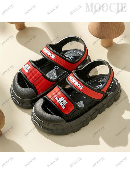 Сандалии Девочки, Мальчики MOOCIE, размер 33 Полиэстер с ПВХ покрытием Лето Китай Липучки купить ...