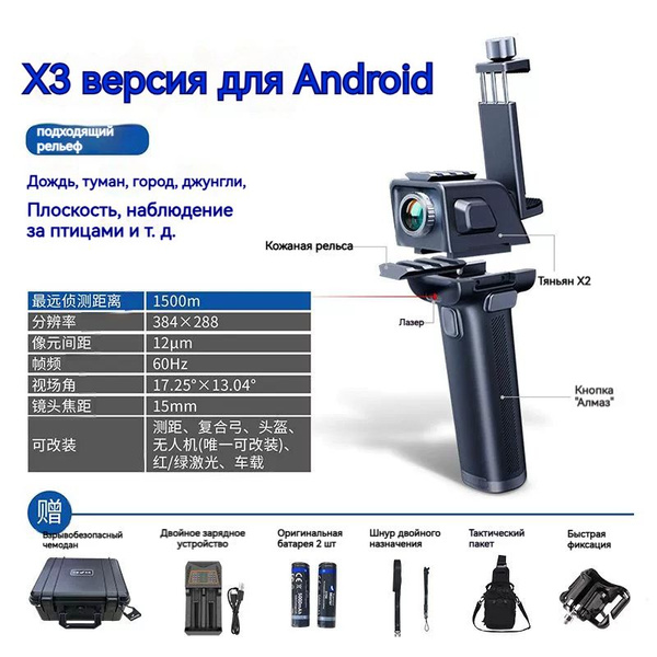 Монокуляр InfiRay X3 купить c доставкой на OZON по низкой цене (2489330846)