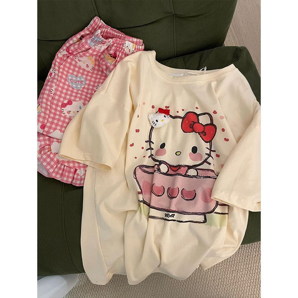 Комплект одежды Женский YIFU HOME Домашний разноцветный, размер 50 Хлопок Китай На любой сезон ...