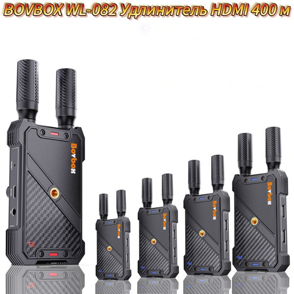 BOVBOX WL-082 беспроводной 400 метров HDMI-удлинитель,2.4/5G 1080P ...