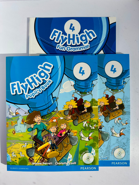 Характеристики Fly High 4 полный комплект: Pupils Book+Activity Book ...