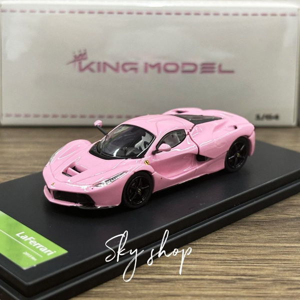 Машинка King Model 1:64 Ferrari LaFerrari pink купить на OZON по низкой ...