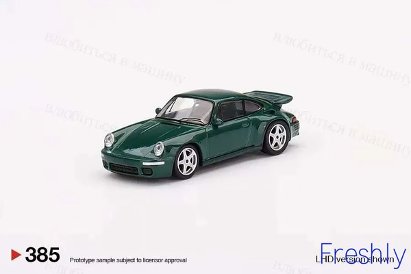 Машинка TSM Mini GT 1/64 #385 Porsche RUF CTR Anniversary Irish Green ...
