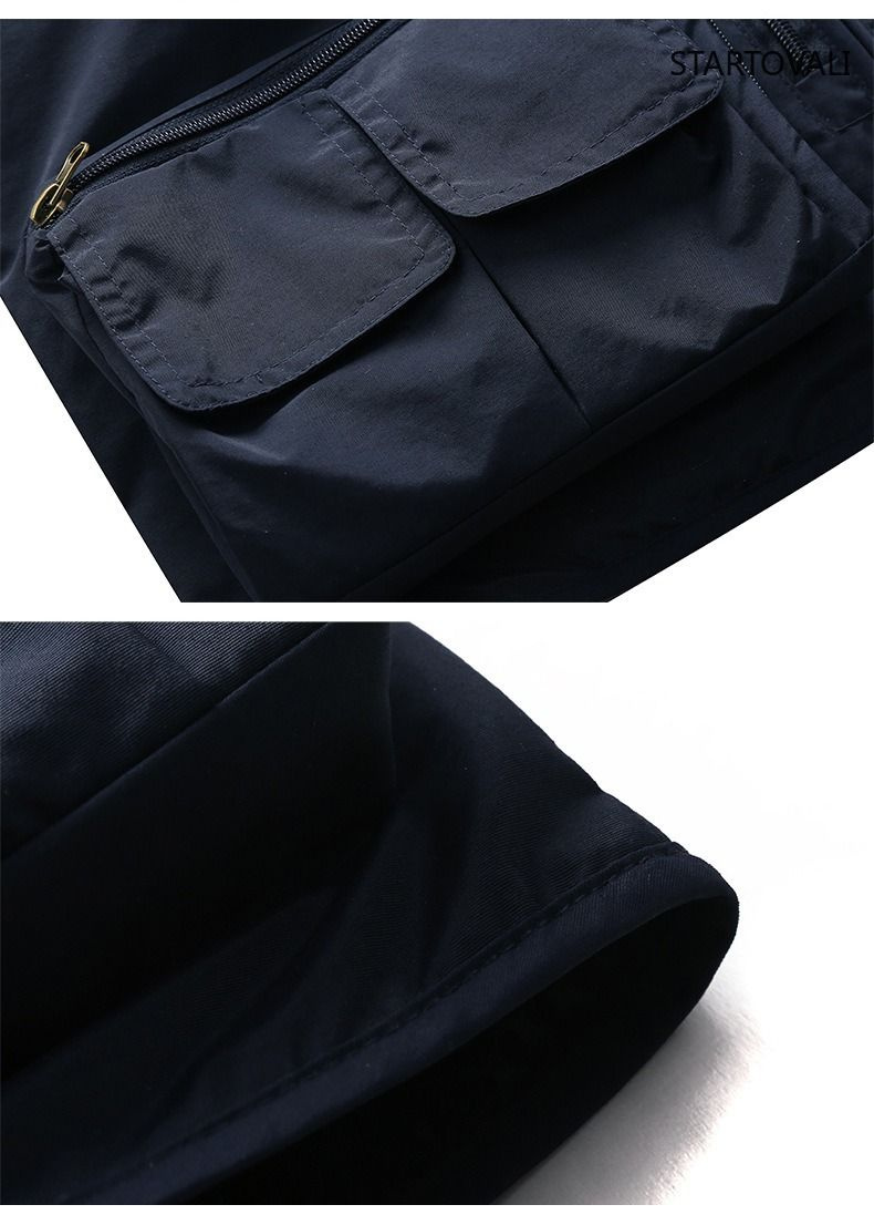 Жилет Мужской SYJYW хаки, зеленая оливка Полиэфирный шелк, размер 56 Карманы укороченный с ...