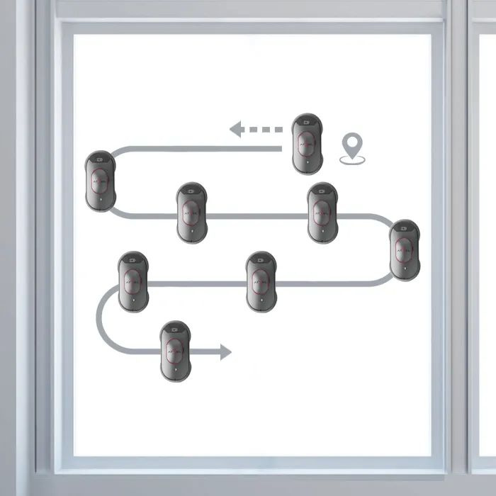 Робот мойщик окон Atvel Zorro Z6 Spray Plus, стеклоочиститель c двойным ...