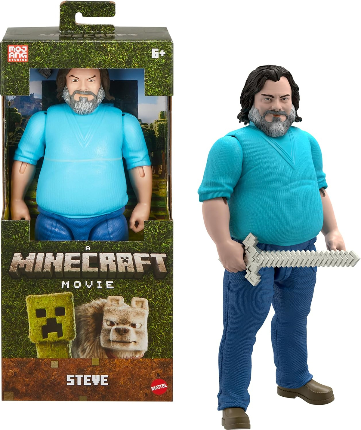 Mattel,Minecraft movie,Minecraft Маленькая скульптура,Предметы ...