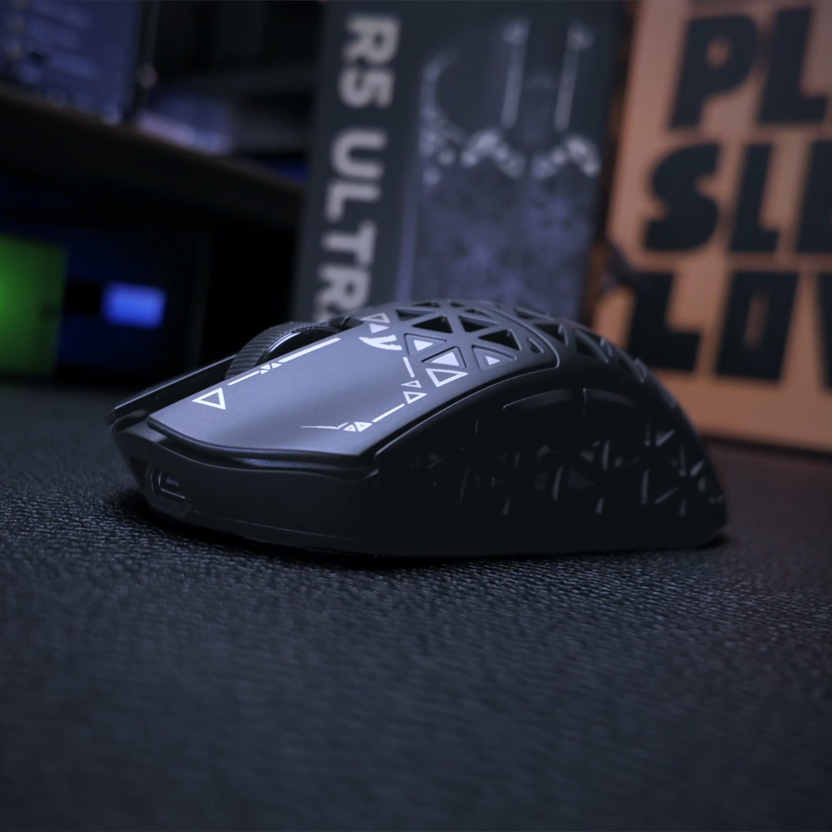 Игровая мышь беспроводная ATTACK SHARK беспроводная R5ULTRA , черный ...