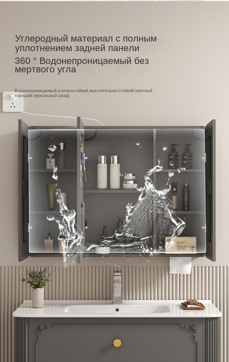 Шкаф для ванной,, 60х13х65 см, Универсальный купить на OZON по низкой цене (3442395664)