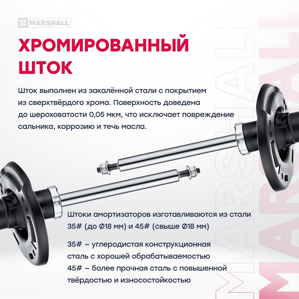Амортизатор подвески задний Audi Ауди A4, A4 ALLROAD, A5, A6, A7, S5 ...