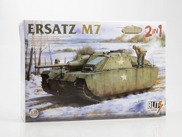 Сборная модель танка Ersatz M7 2 in 1, масштаб 1/35 купить на OZON по ...