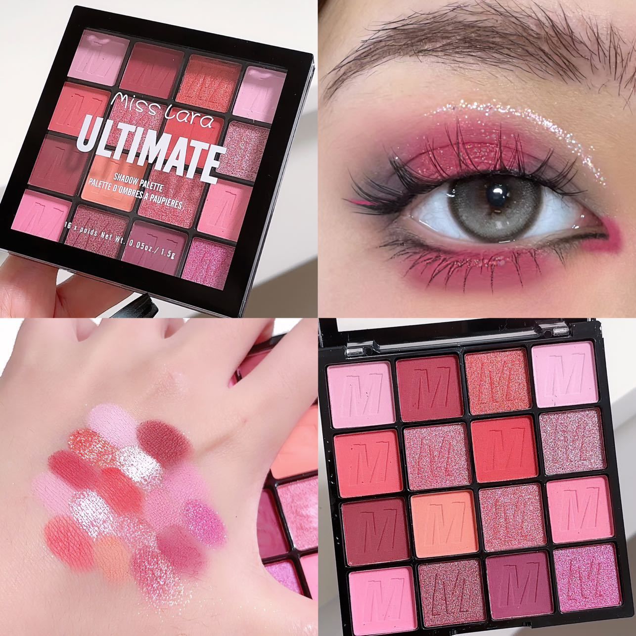 PRO MAKEUP Miss lara Ultimate Shadow Palette, Палитра теней для век ...