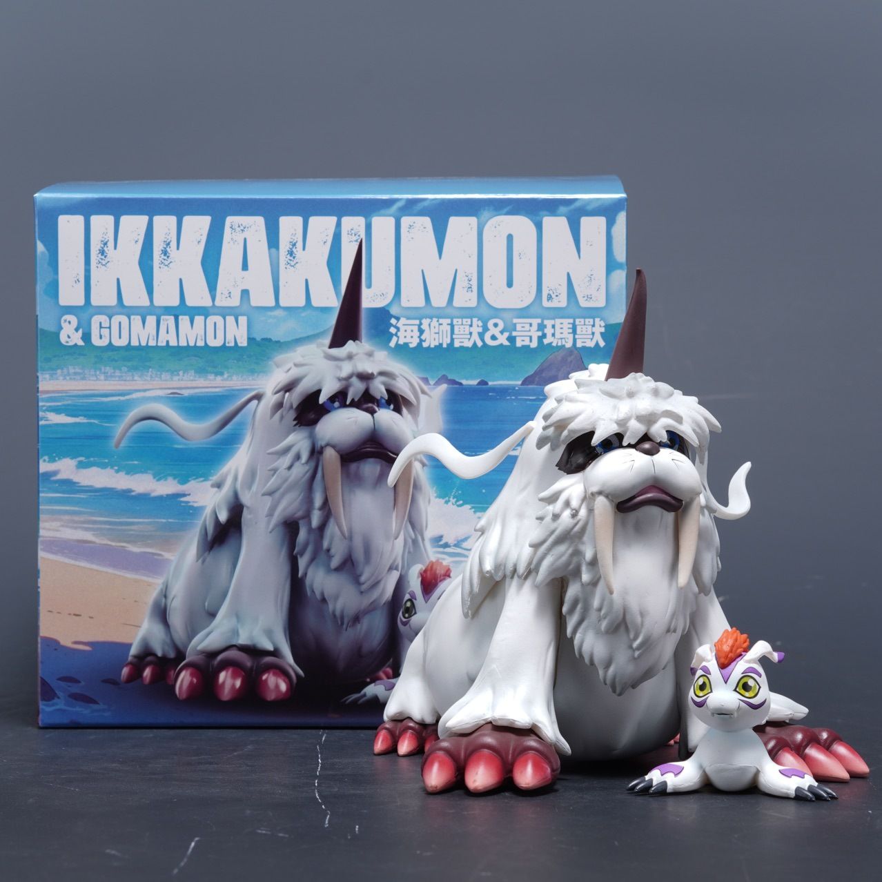 Digimon аниме фигурки Ikkakumon X Gomamon купить на OZON по низкой цене ...