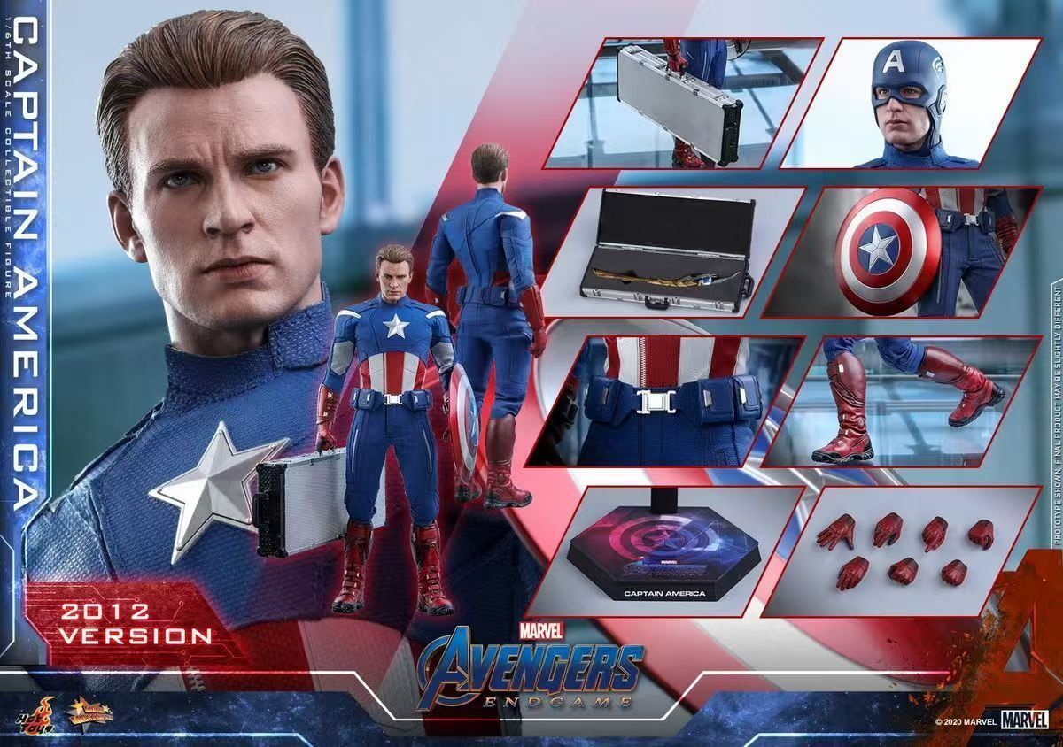 HOTTOYS MMS563 1/6 Captain America фигурка, Marvel legends Steve Rogers ...