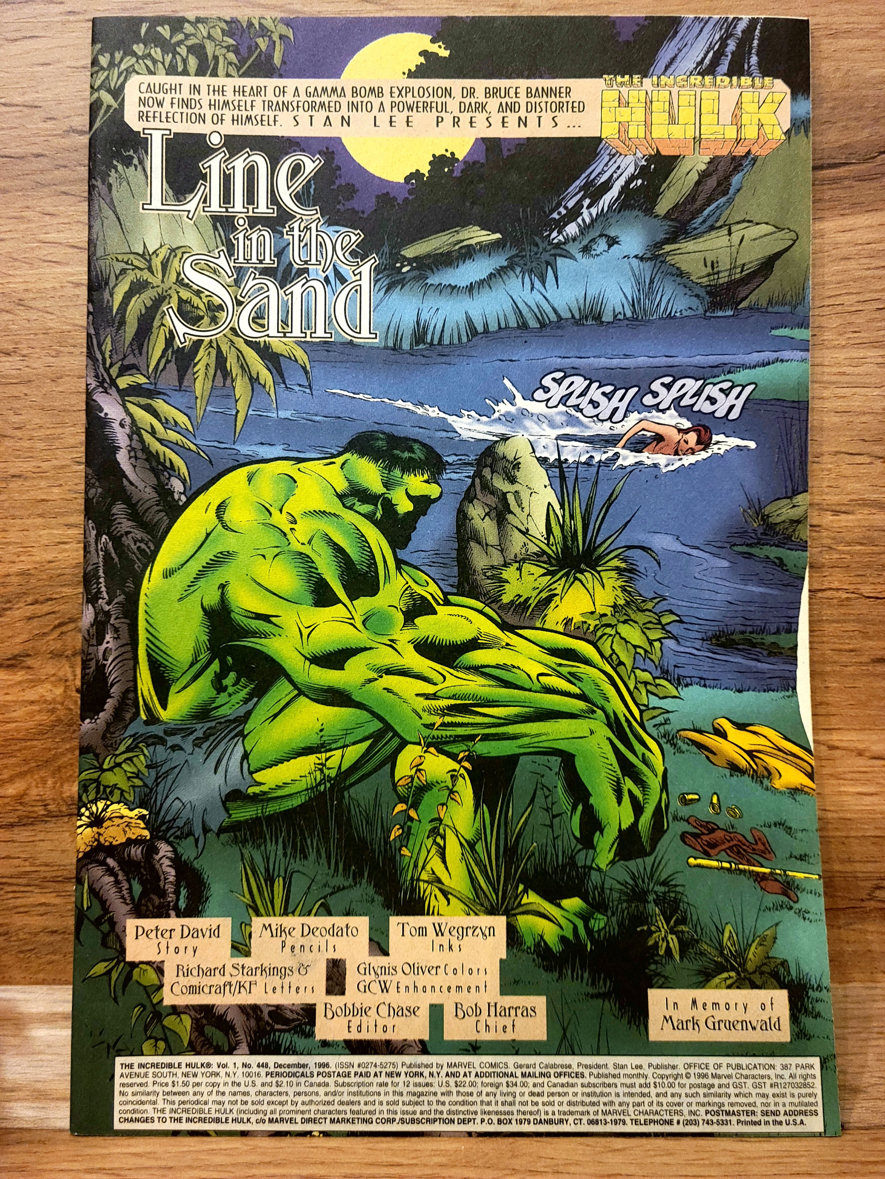 Ретро Комикс Hulk Line in The Sand #. 1997 Год. Оригинал! | Lee купить ...