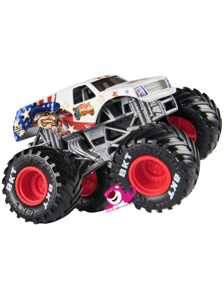 Машинка Monster Jam 1:64 Jester Monster Truck, Die-Cast Vehicle купить ...