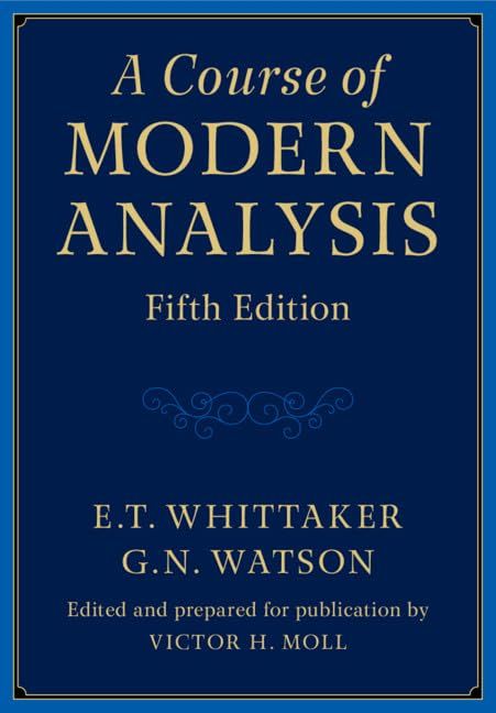 A Course of Modern Analysis купить на OZON по низкой цене (2624674034)