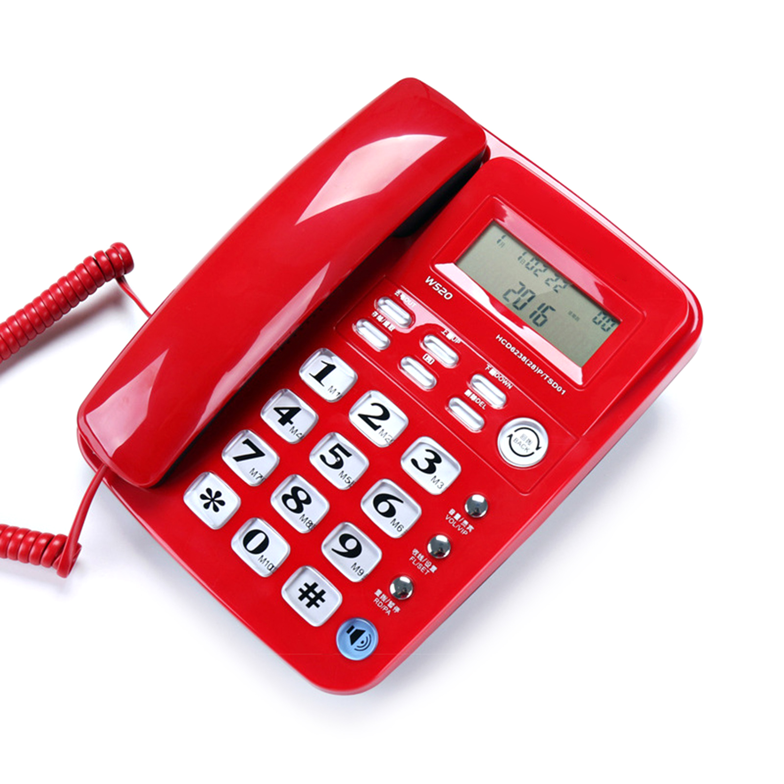 Проводной настольный телефон с определителем номера и эргономичной ...