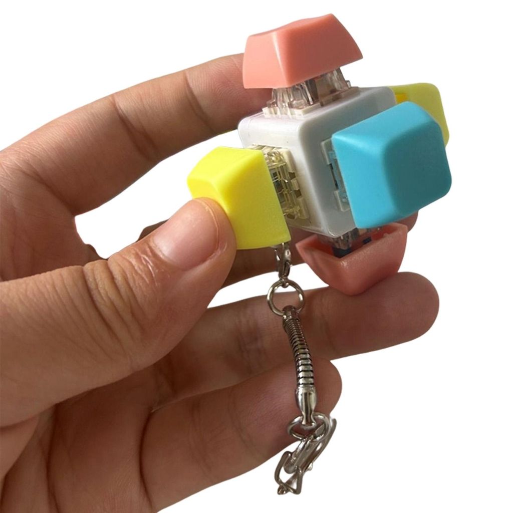 Декомпрессионный брелок macaron color-5 клавиш-без подсветки купить на ...