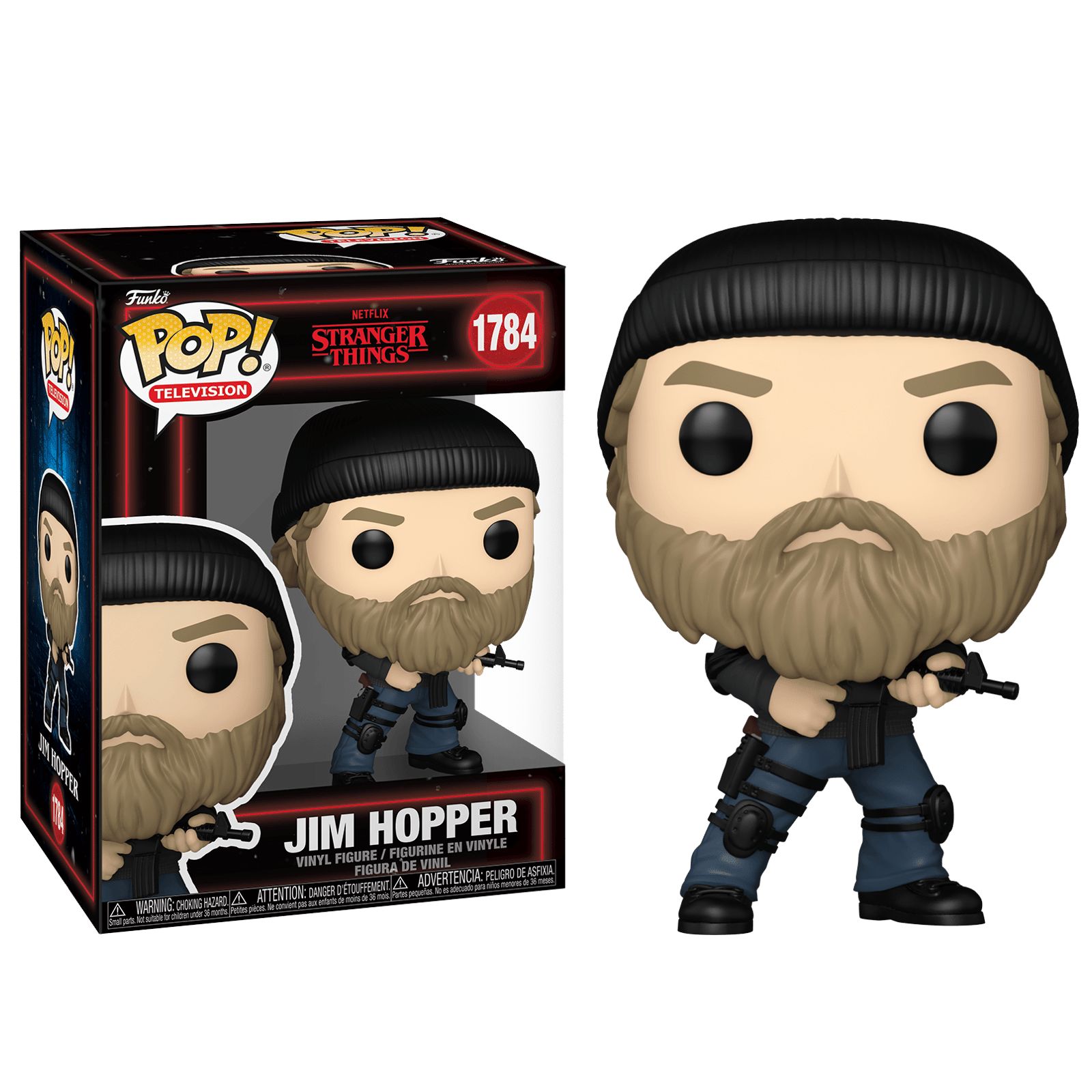 Фигурка Funko Pop! Stranger Things: Jim Hopper Season 5 (Фанко Поп Джим ...