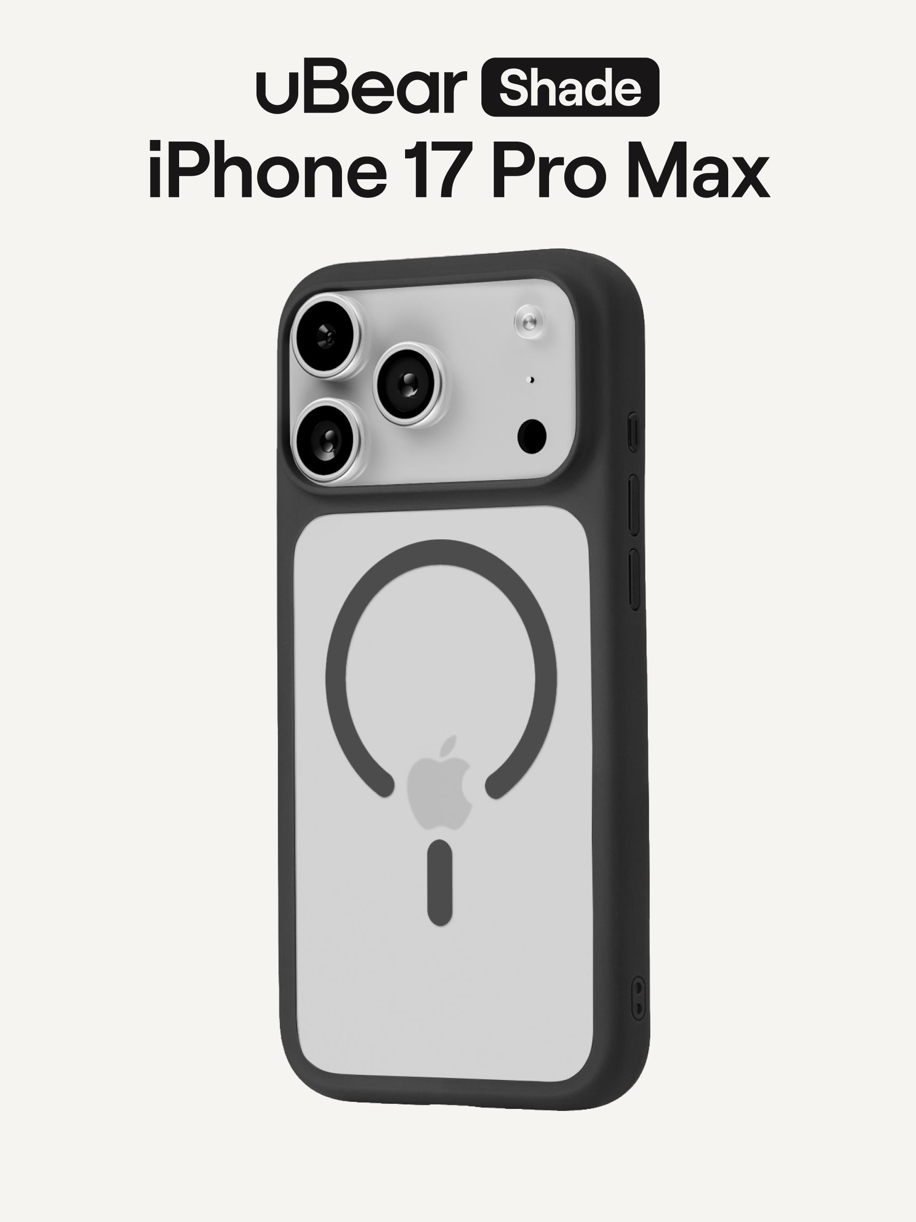 Чехол на iPhone 17 Pro Max uBear Shade Case, MagSafe совместимый ...