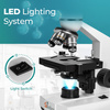 SINHER XSP-104 Биологический микроскоп для инспекции образования Бинокулярная головка с четырьмя ...