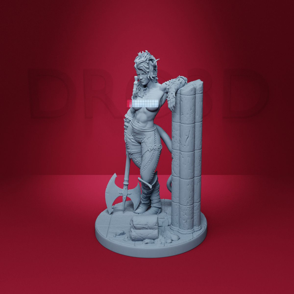 Карлах (topless) - Karlach, Baldurs Gate 3, DnD, высота фигурки 54 мм - купить с доставкой по ...