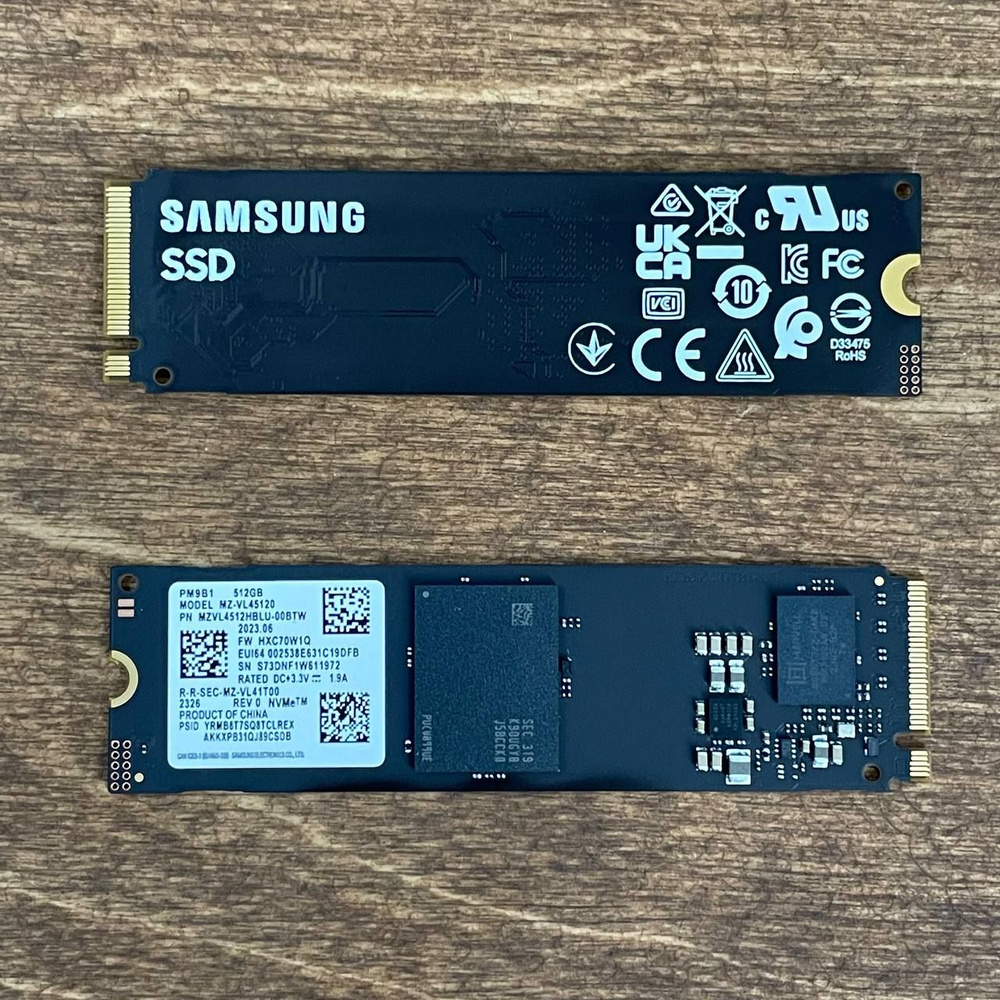 512 ГБ Внутренний SSD-диск PM9B1 MZ-VL45120 OEM (MZVL4512HBLU-00BTW ...