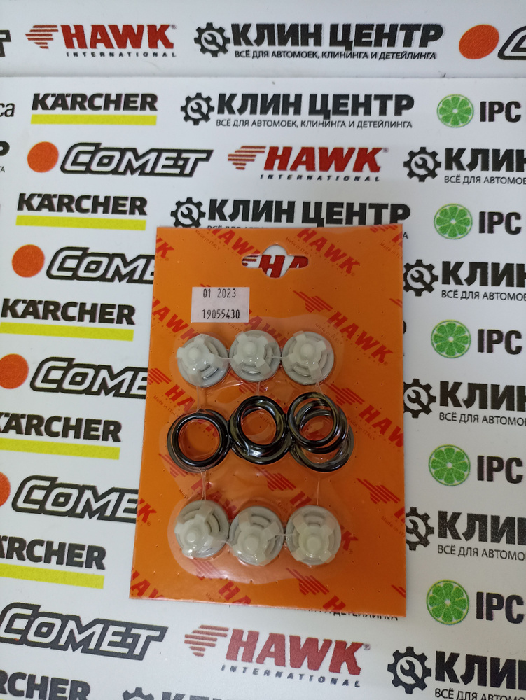 HAWK полный ремкомплект клапана помпы, 6 шт (серия NHDP) - купить в ...