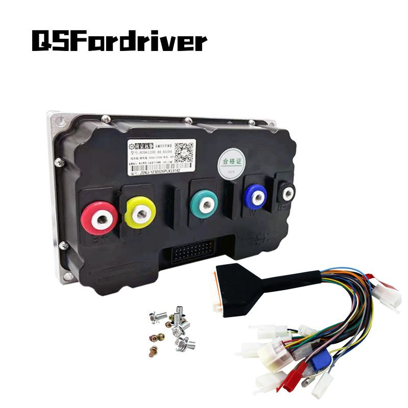 YUANQU Fardriver ND961200 96V Peak 1200A 8KW-12KW PMSM BLDC синусоидальный контроллер для e ...