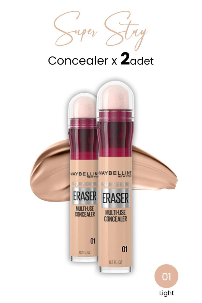 Maybelline New York Фундамент Многофункциональный Консилер Eraser 01 ...