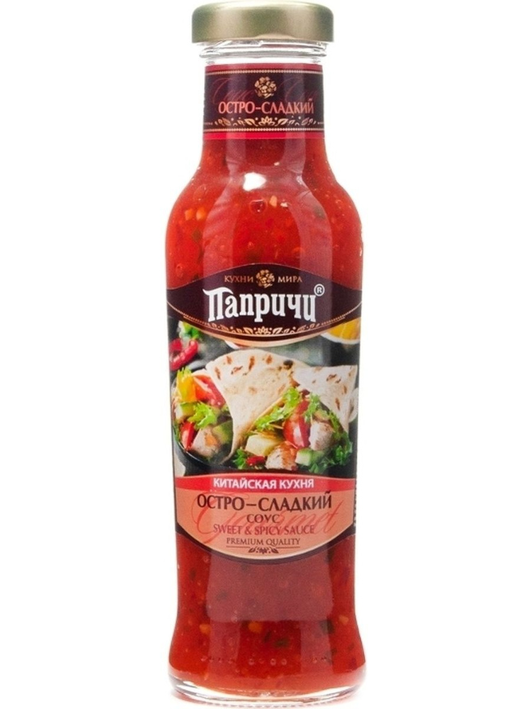 Соус остро-сладкий (Китайская кухня), Paprichi, 2 шт. по 320 г ...